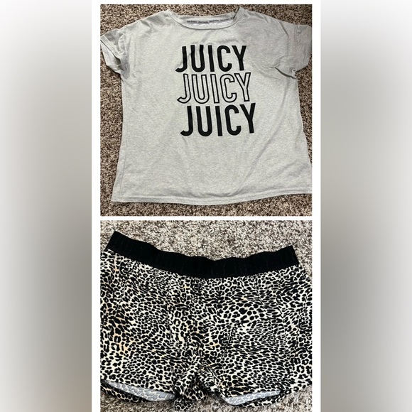 Juicy Couture | Intimates & Sleepwear | Juicy Couture Leopard Pajama ...